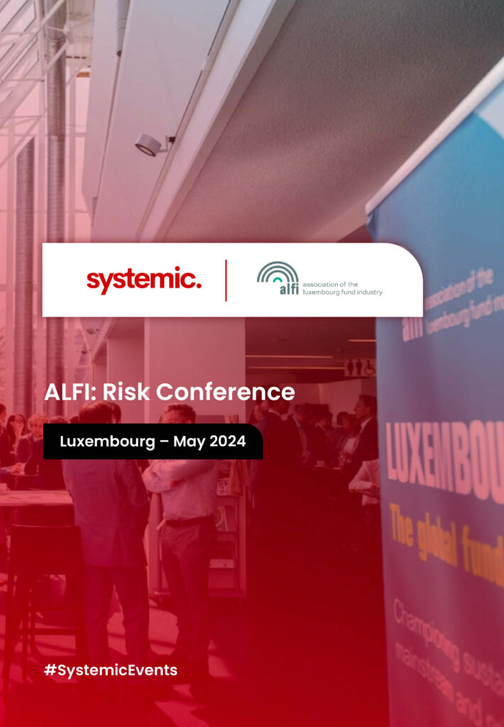 Systemic sponsored the ALFI European Risk Management Conference - Systemic